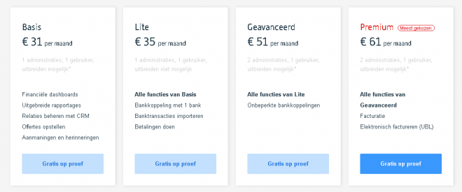 Exact Online Prijzen - Boekhoudprogramma-Vergelijken.com